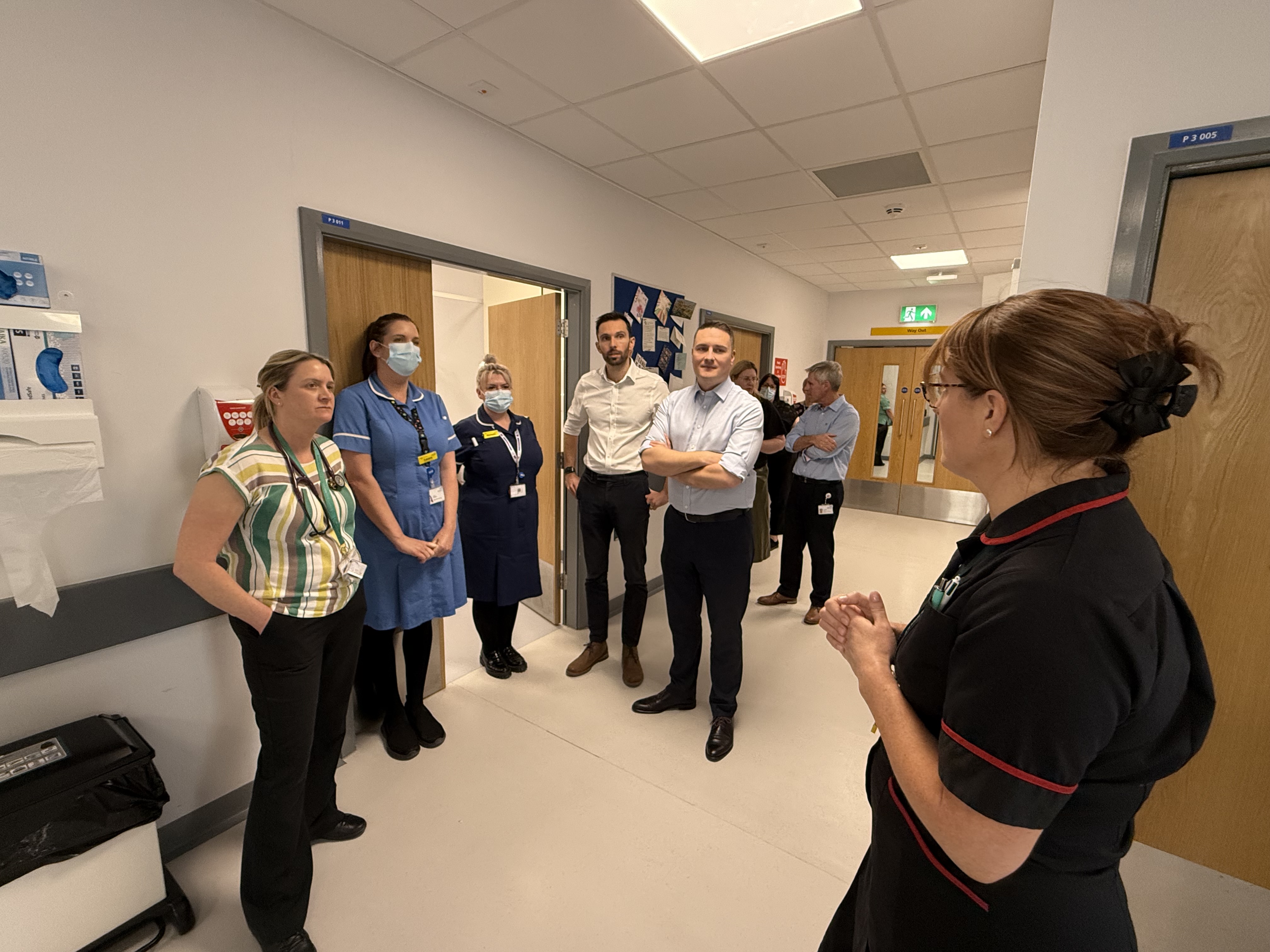 Health Secretary visits West Cumberland Hospital as major social care ...