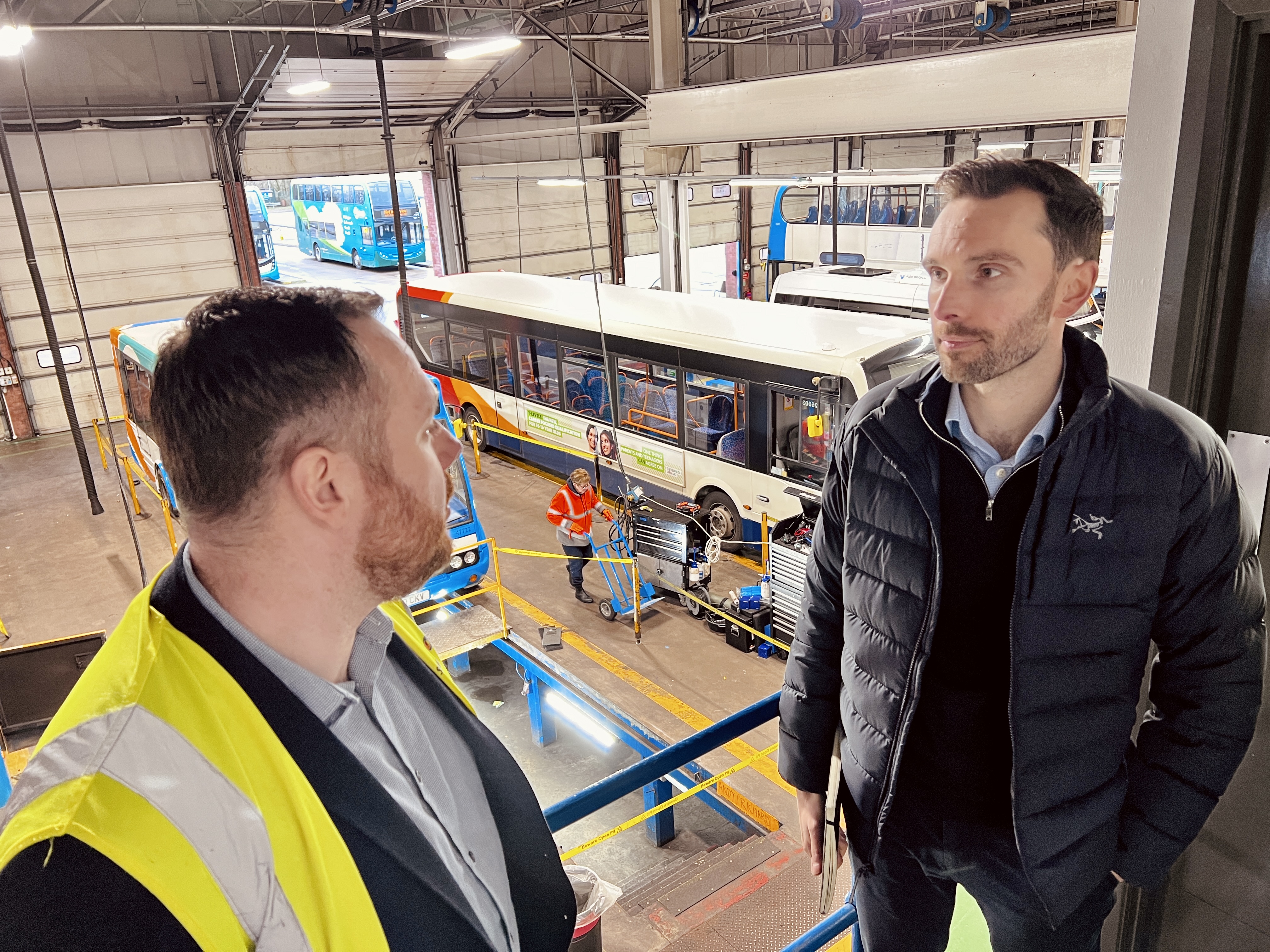 Working to improve local bus services – Josh MacAlister MP