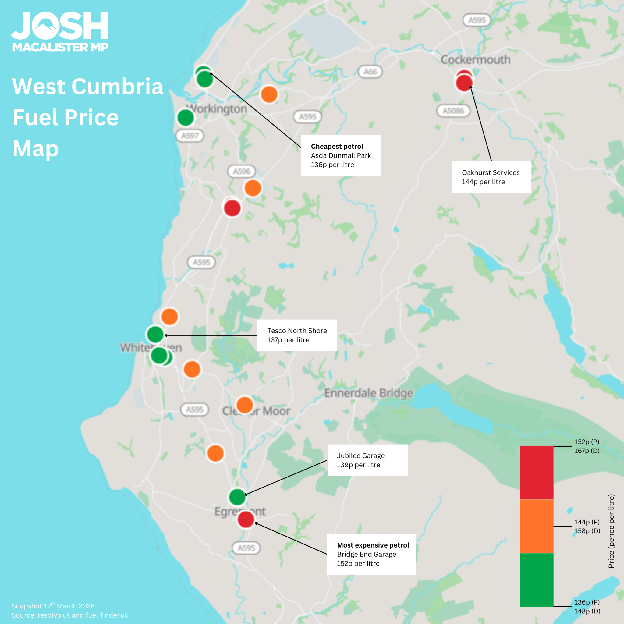 MP calls for petrol stations to cut prices after 16p gap revealed ...